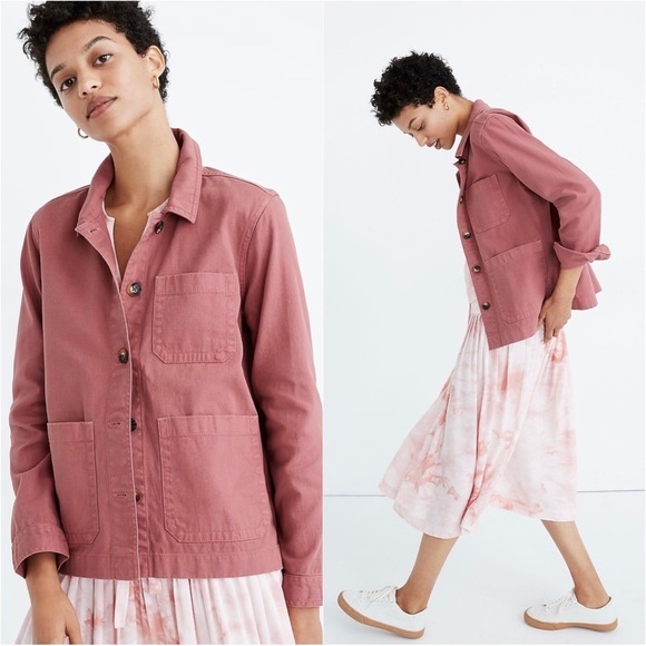 Madewell | Jackets & Coats | Madewell Jacket Garmentdyed Ashwood Chore ...